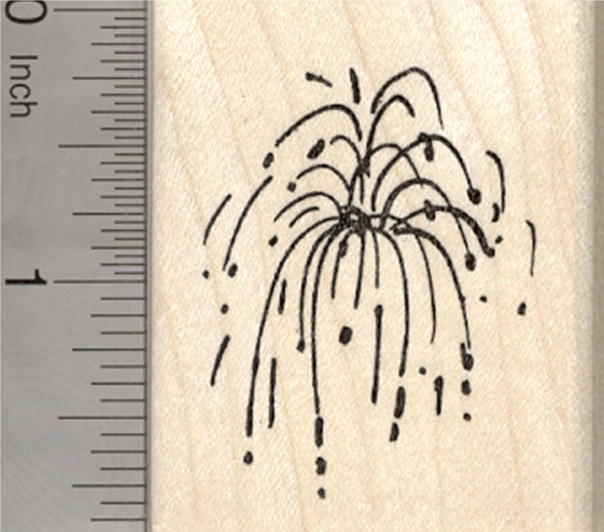 Fireworks Rubber Stamp, 4th of July, Guy Fawkes, Diwali ...
