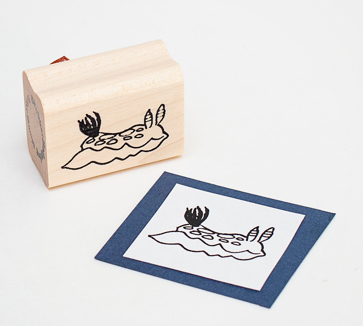 Nudibranch Rubber Stamp, Sea Slug – RubberHedgehog Rubber Stamps