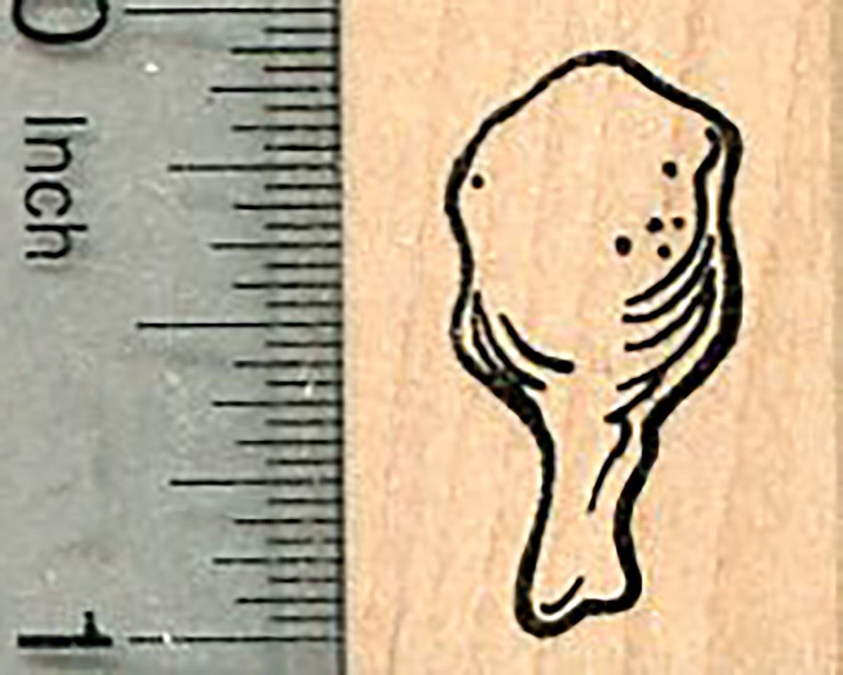 Chicken Leg Rubber Stamp, Drumstick, Party Food Series – RubberHedgehog ...