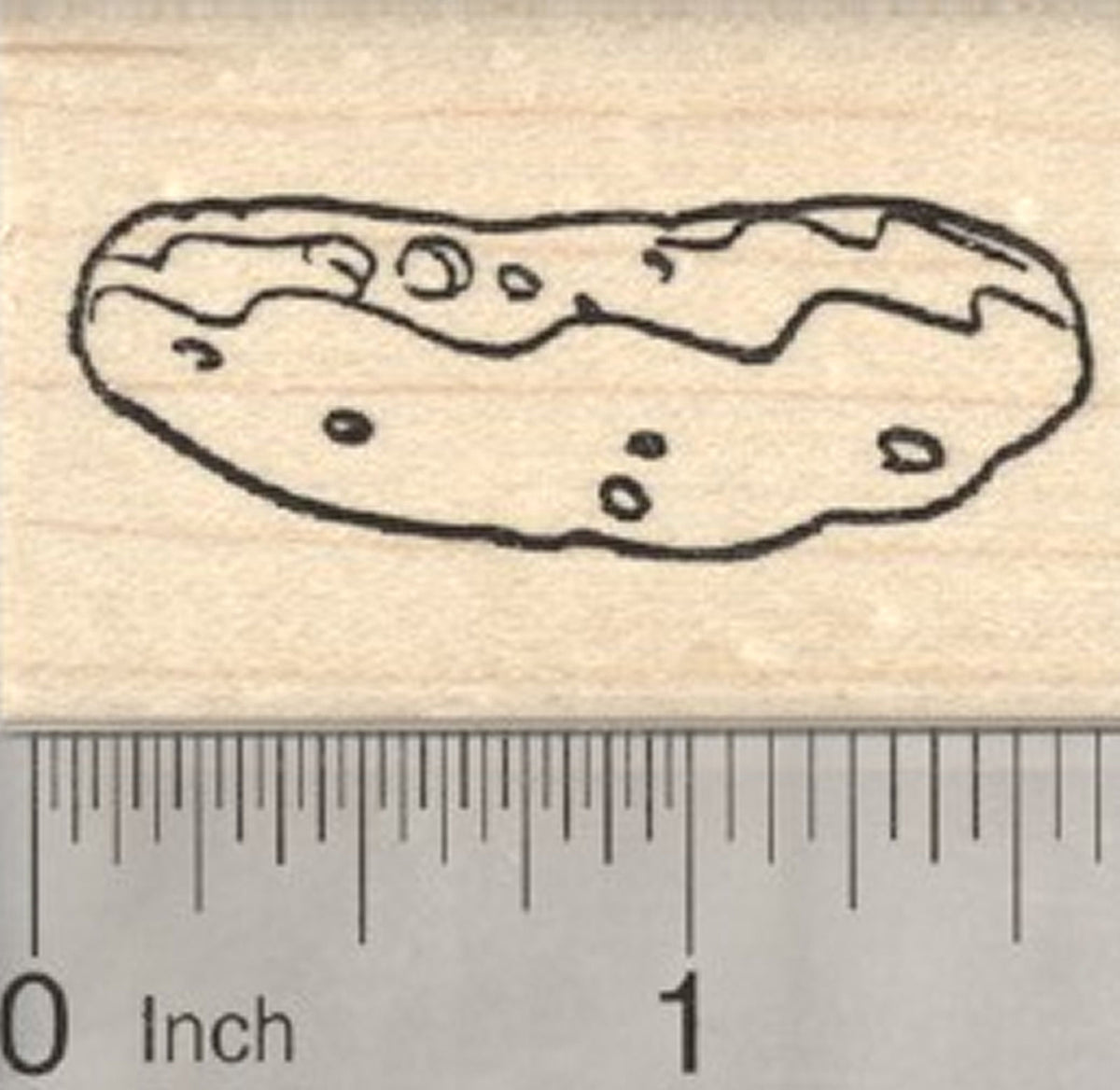 Pickle Rubber Stamp, Cucumber, Garden Produce – RubberHedgehog Rubber ...