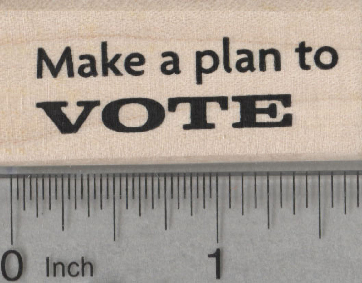 Voting Rubber Stamps - RubberHedgehog Rubber Stamps