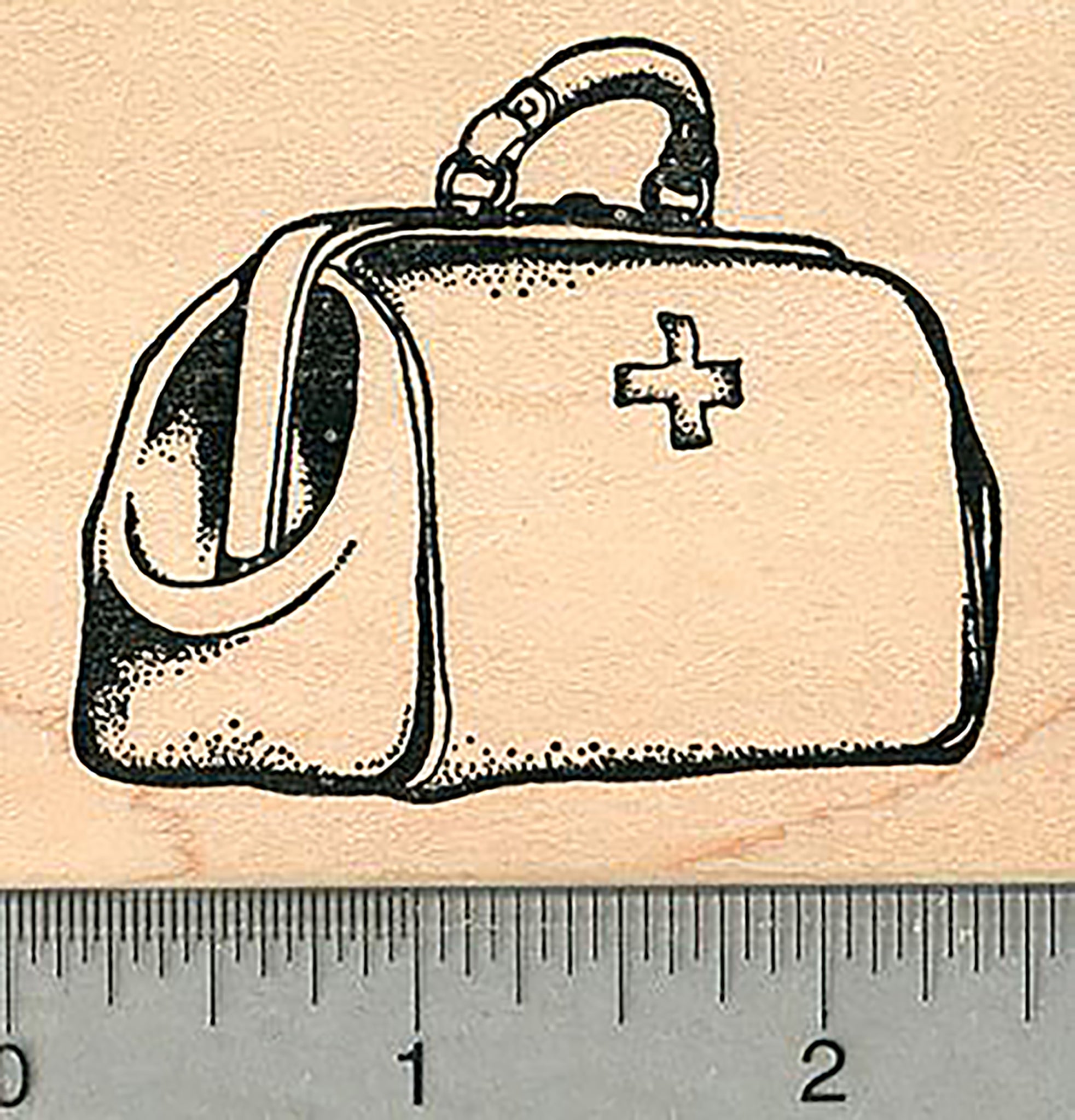 Medical Bag Rubber Stamp, 1 7/8" tall, Healthcare Heroes Series ...